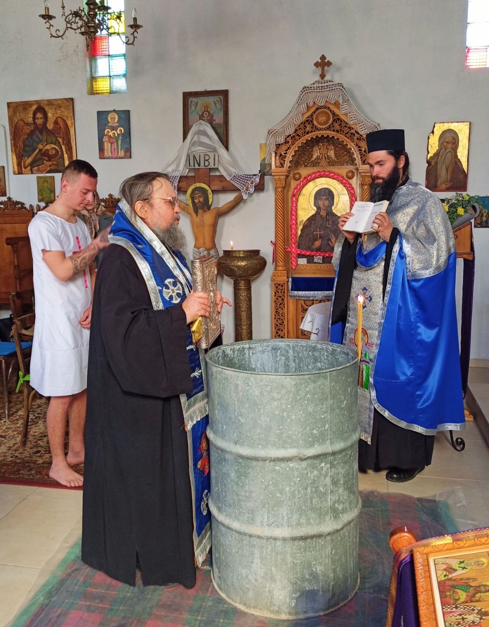 Baptism on the Second Sunday of Great and Holy Lent. Please Welcome Gregory (who received the ...